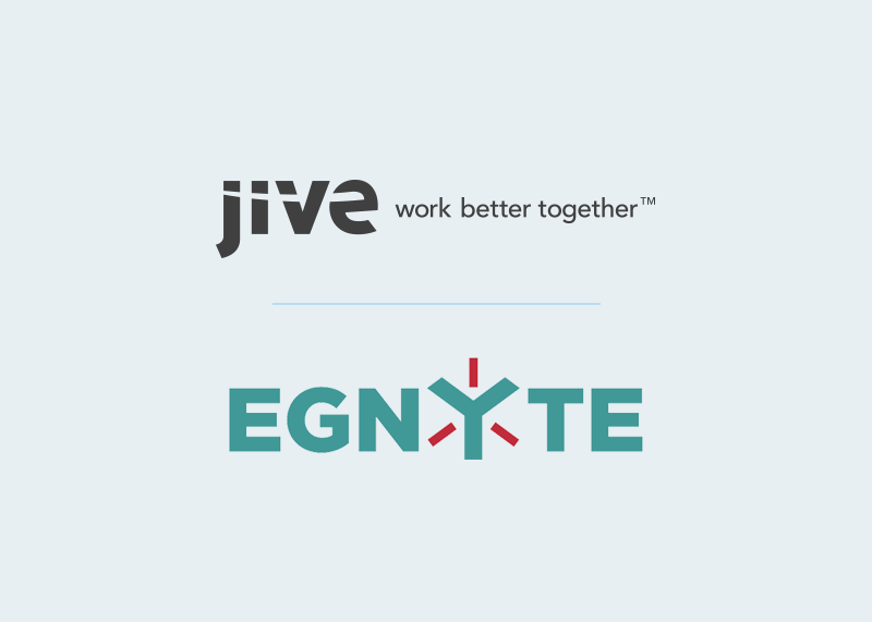 Working Together: Jive & Egnyte Team Up For New Collaboration :: Jive